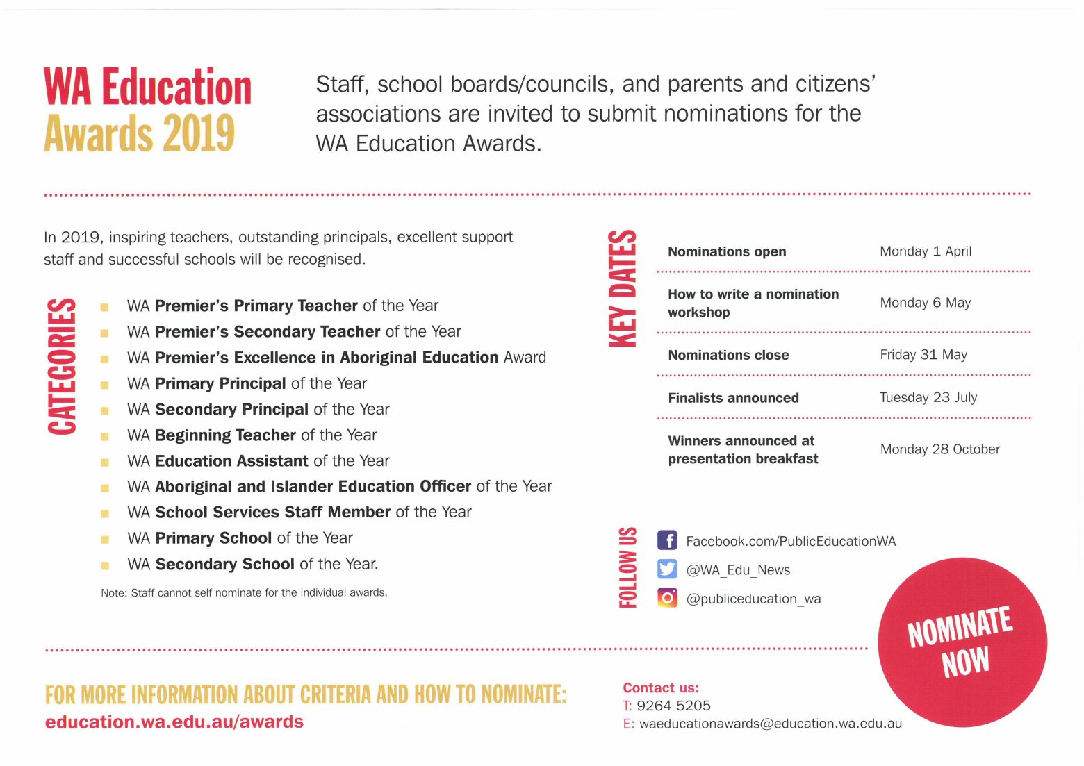 WA Education Awards – Oakwood Primary School